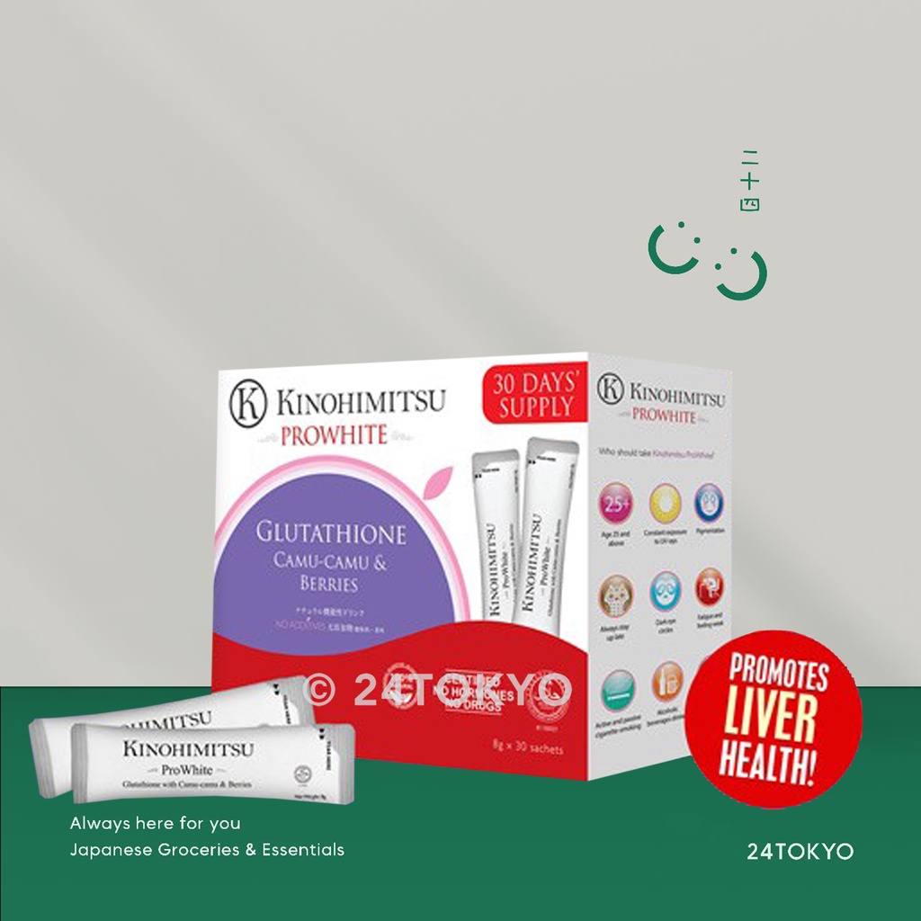 Jual 24Tokyo - Kinohimitsu Prowhite Glutathione collagen immune booster ...