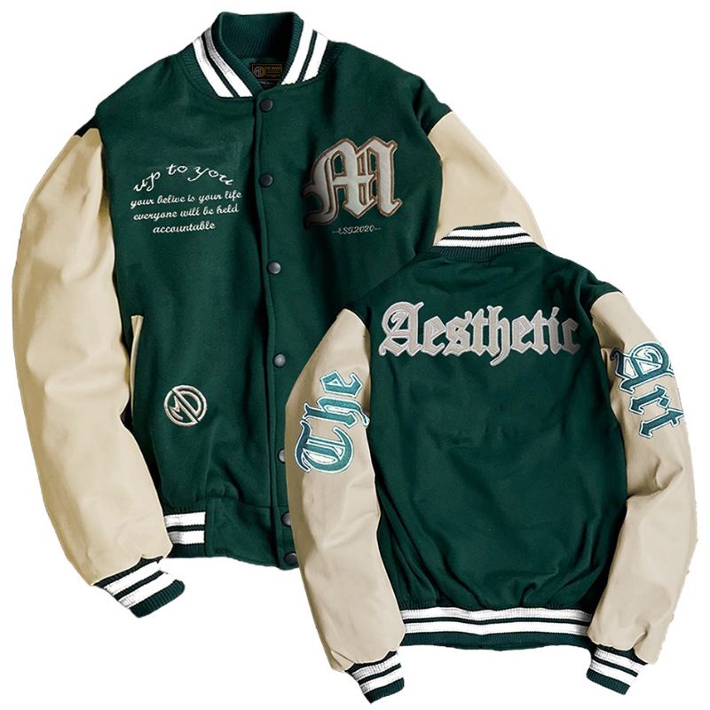 Jual AESTHETIC THE ART Japan Baseball Vintage Jacket / Jaket Varsity ...