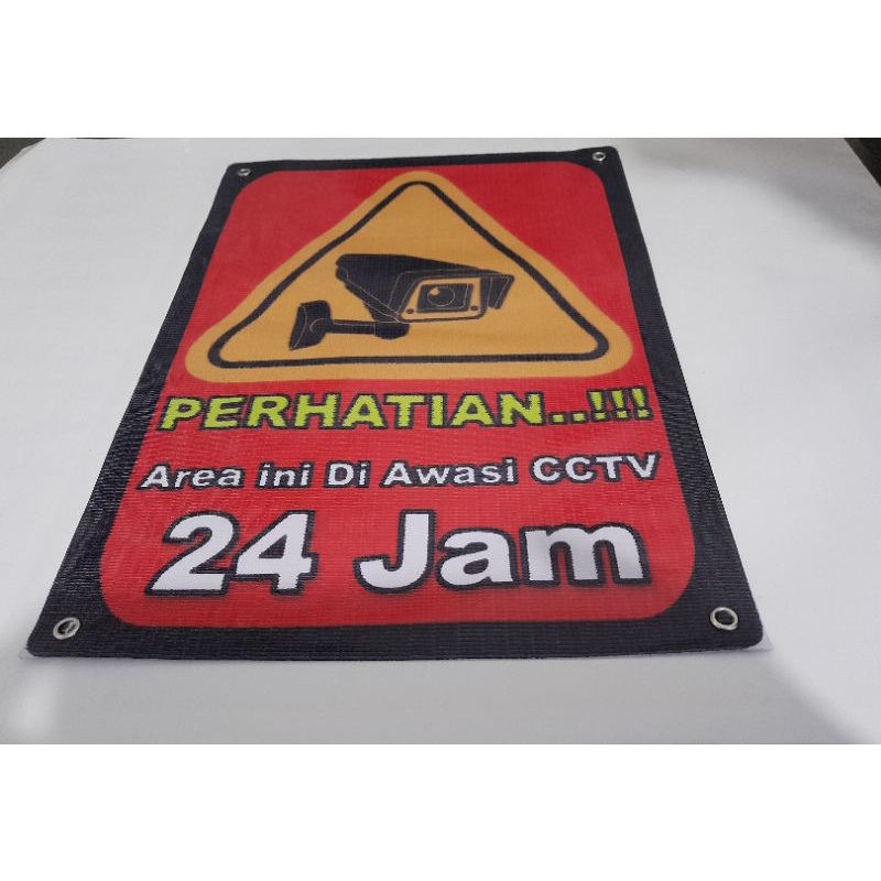 Jual JUAL SPANDUK ,SPANDUK AREA DI AWASI CCTV | Shopee Indonesia
