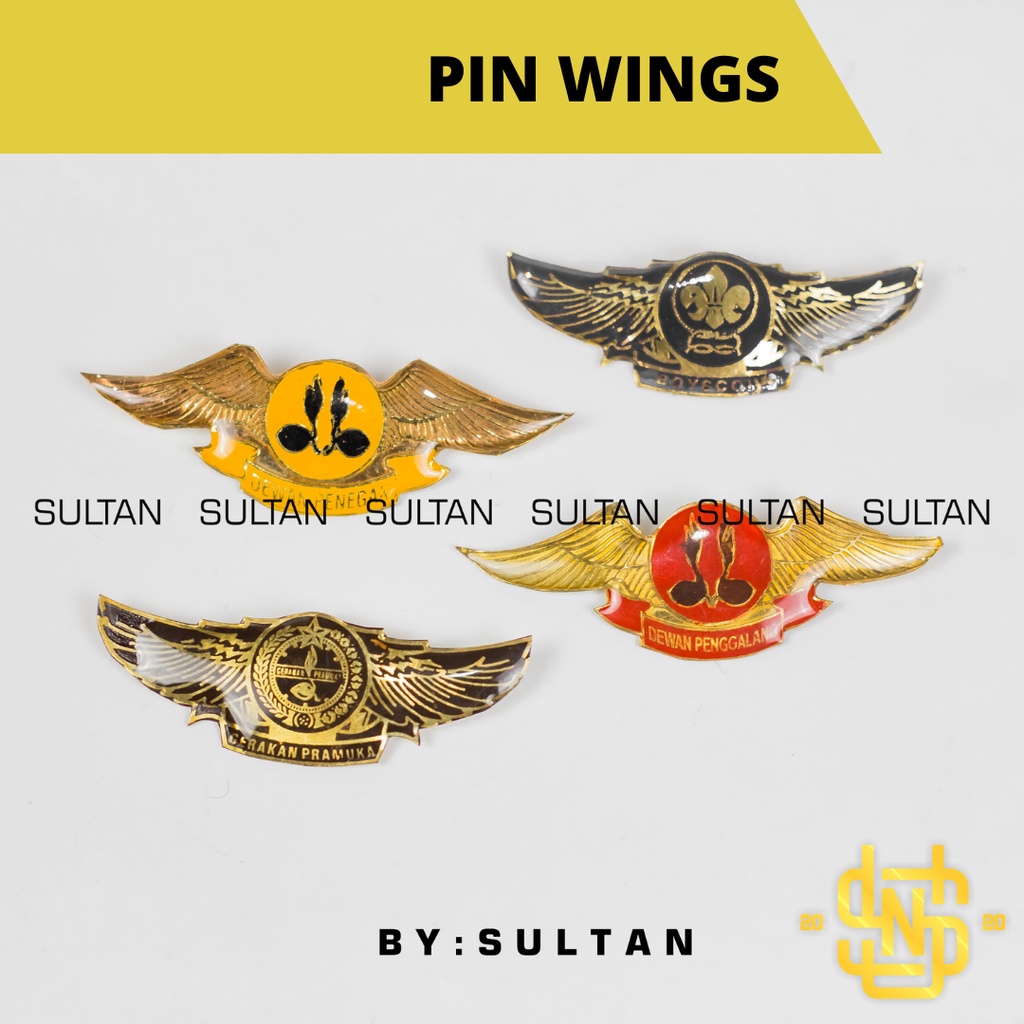 Jual WING SAYAP PRAMUKA Penggalang, Penegak Warna Merah, Kuning, Ungu ...