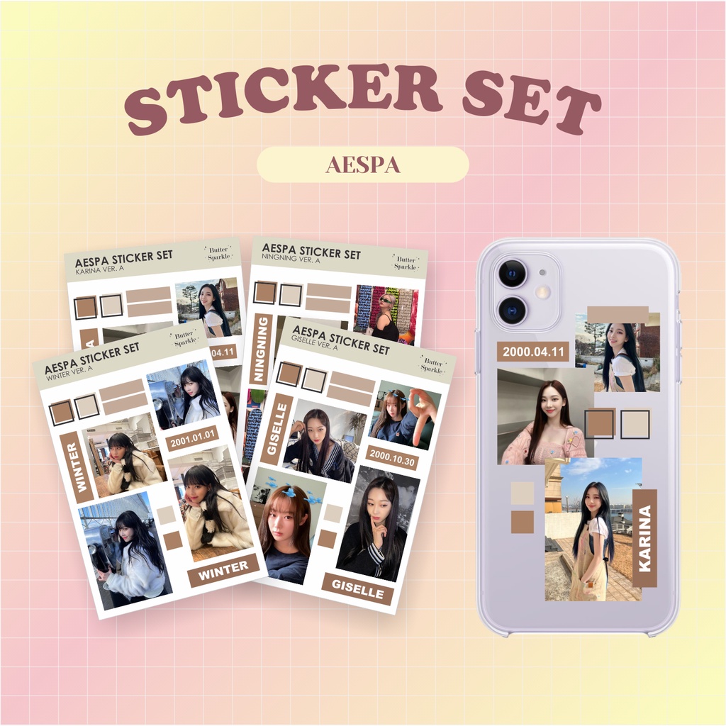 Jual AESPA STICKER SET | Shopee Indonesia