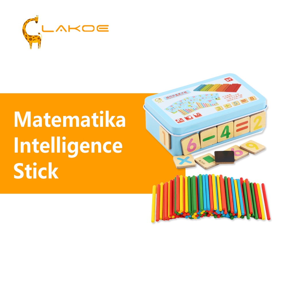 Jual LAKOEOFFICIALMALL Intelligence Matematika Stick Mainan Puzzle Kayu ...