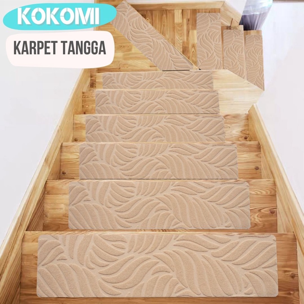 Jual KOKOMI Karpet Tangga Anti Selip Seri KAI Keset Anak Tangga Tidak Licin Staircase Carpet ...