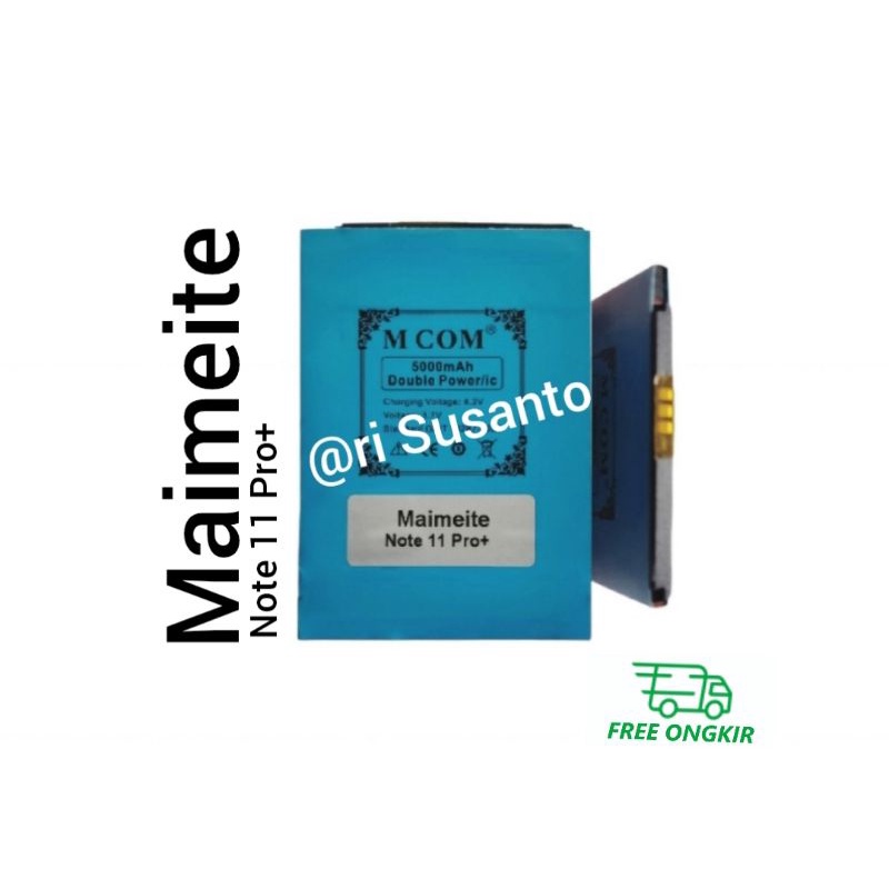 Jual Baterai MCOM for Maimeite Note 11 Pro+ / Note 11 Pro 5G Double Power 5000mAh batere batre ...