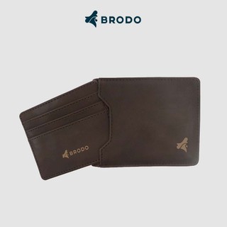 Jual Brodo - Dompet Leftscape Wallet Brown | Shopee Indonesia