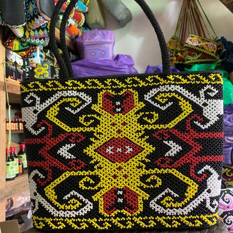 Jual Tas Manik Besar Jumbo Motif Khas dayak kalimantan - Tas Bakul ... Jual Tas Manik Besar Jumbo Motif Khas dayak kalimantan - Tas Bakul ...