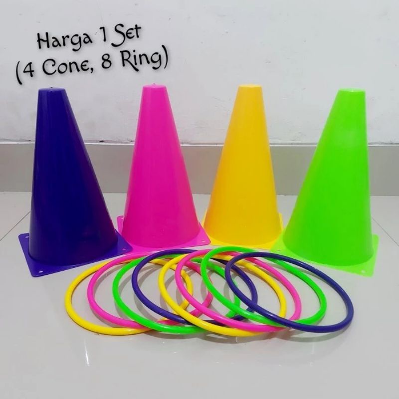 Jual Mainan Lempar Cincin Ring Cone - Throwing Family Game Anak ...