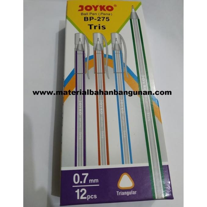 Jual Pulpen Hitam Joyco Lusin BallPoint Bolpen Alat Tulis Kantor ATK ...