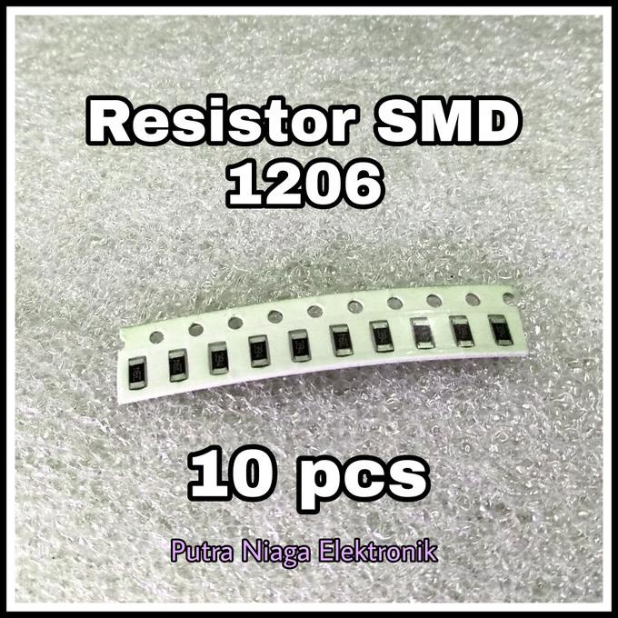 Jual (10pcs) Resistor SMD 1206 22K Tahanan 22,000 ohm 22 K Marking: 223 putr4n14 dijamin ...