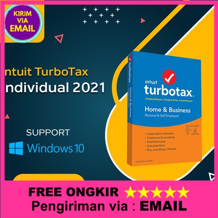 Jual Intuit TurboTax Individual 2021 Full Version [Win] Lifetime ...