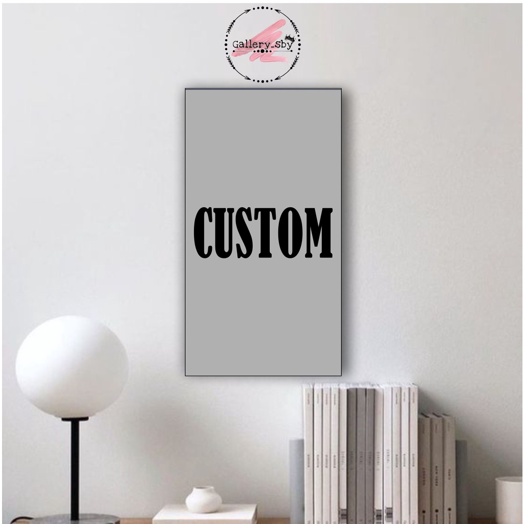 Jual Pajangan Hiasan dinding CUSTOM Poster Kayu Wall Decor | Shopee ...