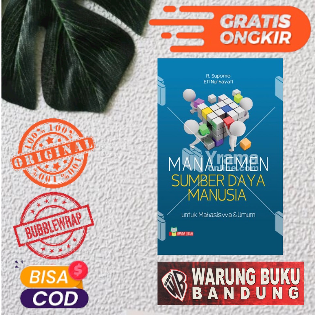 Jual BUKU MANAJEMEN SUMBER DAYA MANUSIA UNTUK MAHASISWA DAN UMUM - R ...