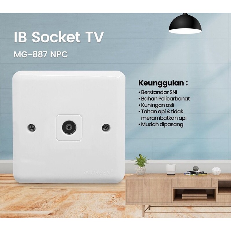 Jual MORGEN Tipe MG-88 NPC " Saklar B Series " Stop Kontak, Saklar Engkel, Saklar Seri, Stop ...