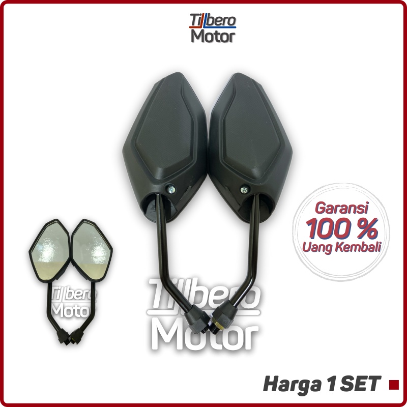 Jual Kaca Spion Motor Hitam Standart Model Vario Honda Yamaha Beat ...