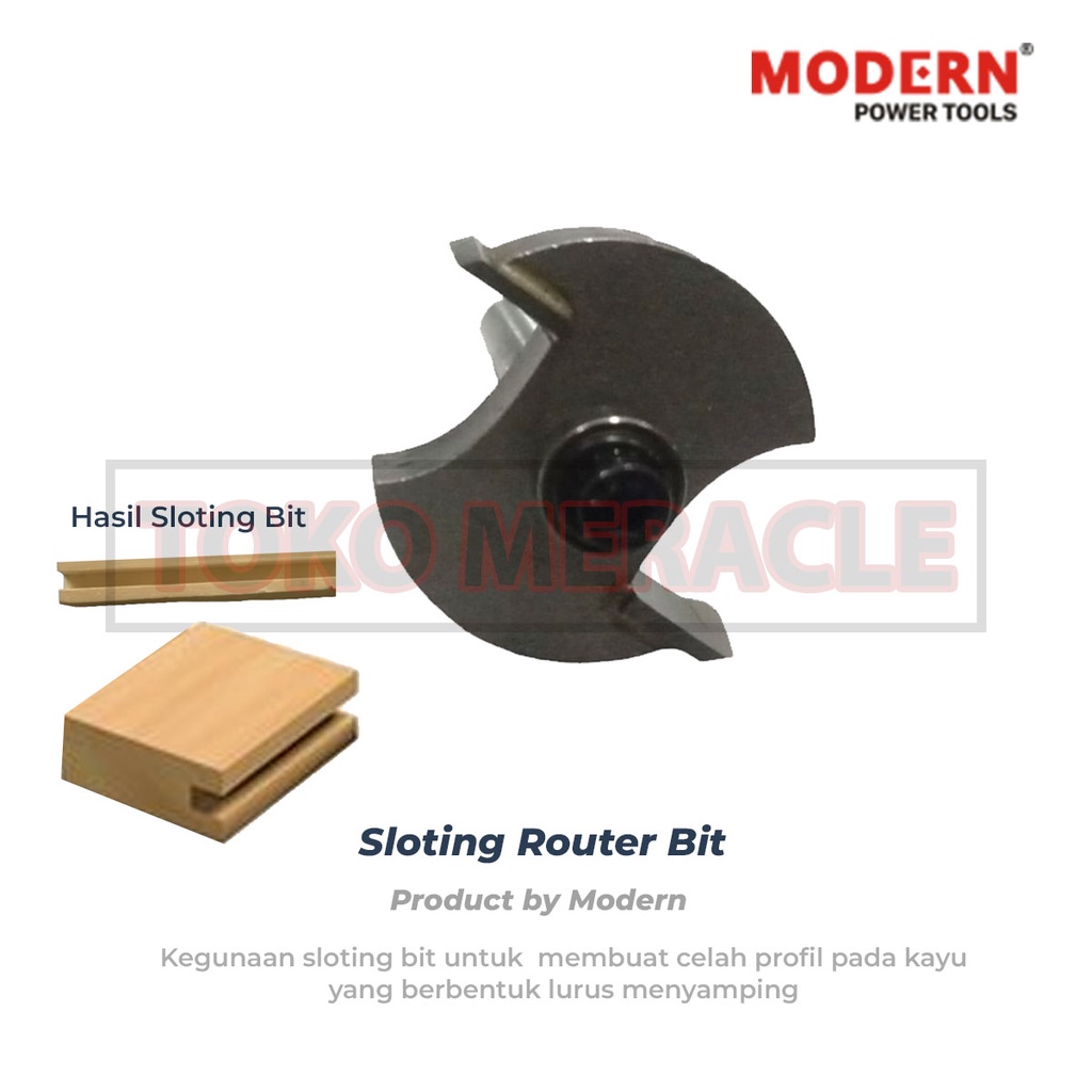 Jual Modern Sloting Router Bit - Mata Sloting Router Trimmer 3mm 4mm ...