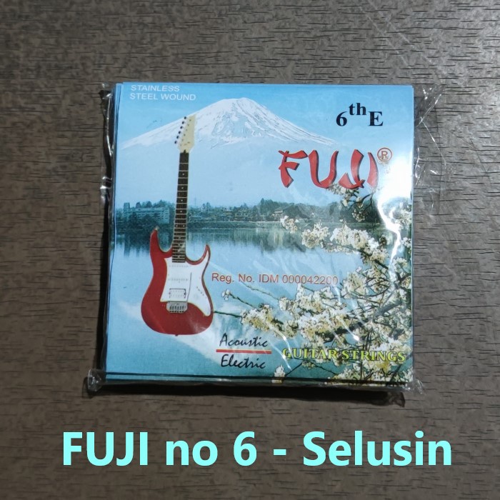 Jual Senar Gitar FUJI NO 6 Selusin per pack 12pcs | Shopee Indonesia