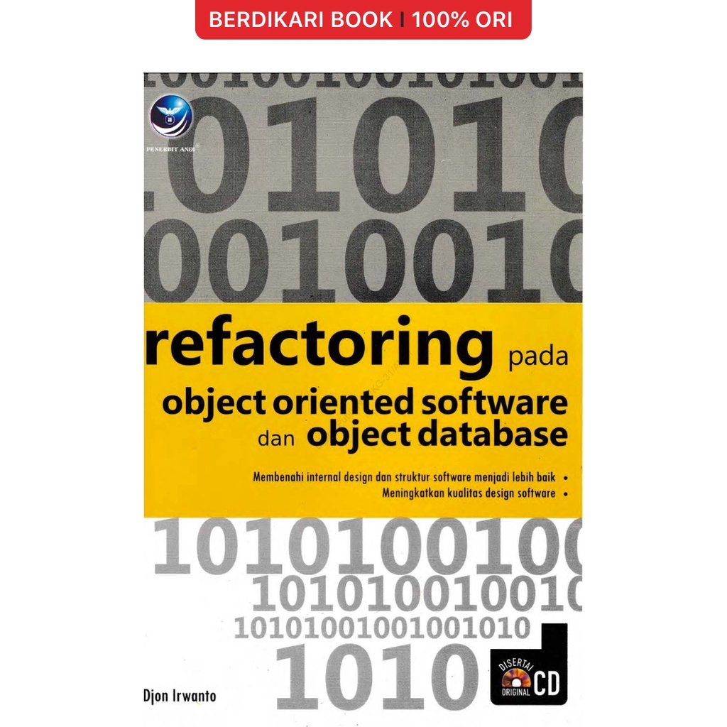 Jual Berdikari - Refactoring Pada Object Oriented Software Dan Object Database - Penerbit Andi ...