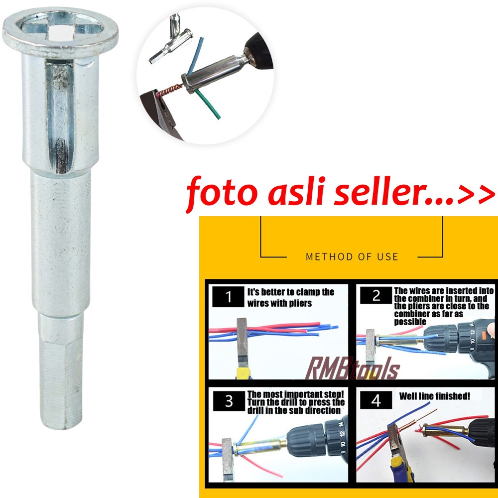 Jual Alat Penyambung Kabel Pemutar Kabel Kawat Listrik 5 Lubang Lebih ...