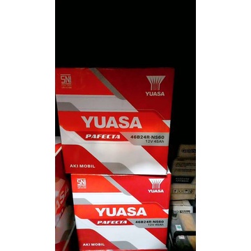 Jual Aki Basah Yuasa (46B24R) NS60 KANAN 12V 45Ah + ISI (Langsung Pakai) | Shopee Indonesia