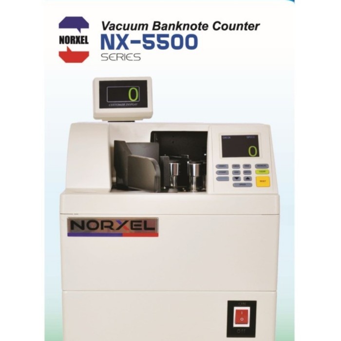 Jual Mesin Hitung Mesin Hitung Uang Norxel Nx 5500 / Money Counter ...