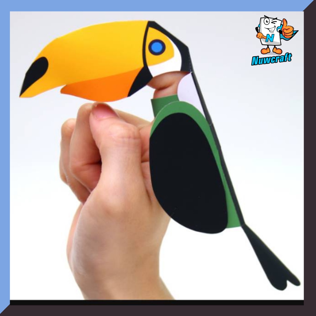 Jual Nuwcraft Finger Puppet: Bird Papercraft | Shopee Indonesia
