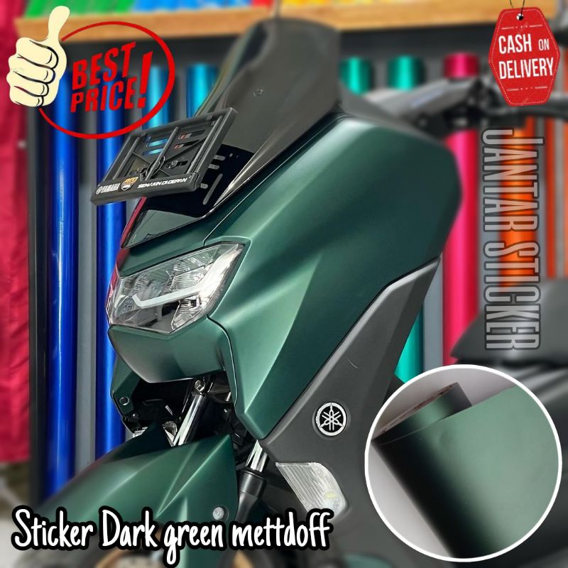 Jual Stiker skotlet hijau tua metalik sticker scotlite dark green metdoff scotlet motor hijau ...
