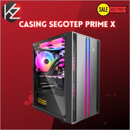 Jual Casing SEGOTEP PRIME X Tempered Glass Gaming Case | Shopee Indonesia