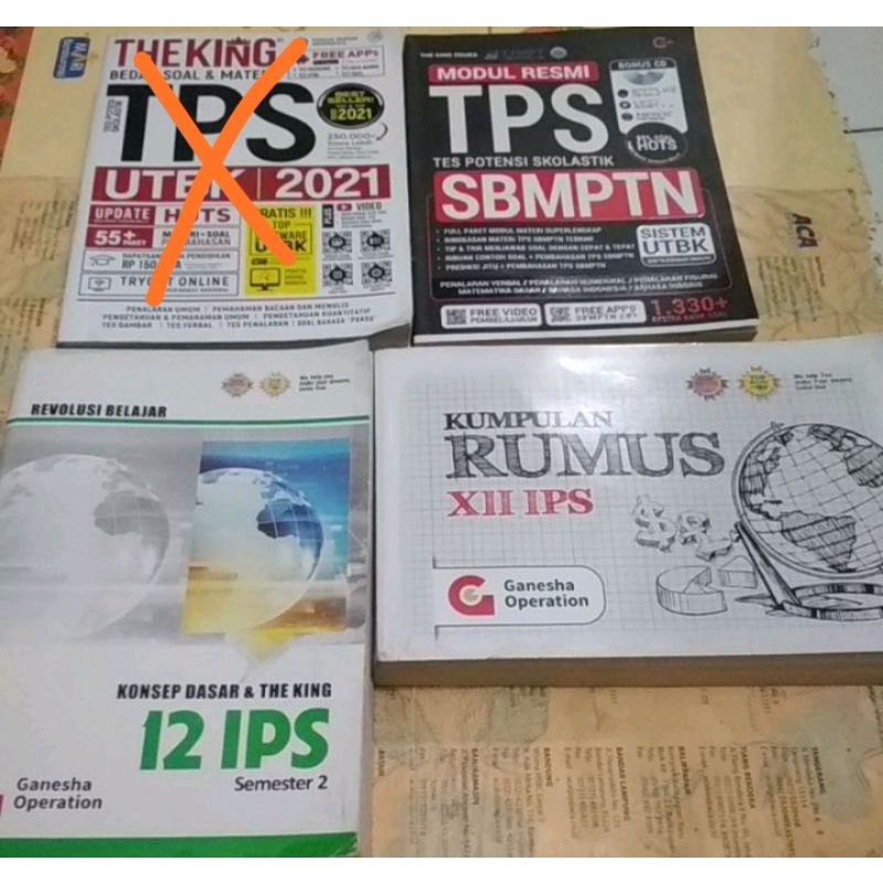 Jual CABUTAN MODUL RESMI TPS SBMPTN /THE KING TPS UTBK SBMPTN /KONSEP ...