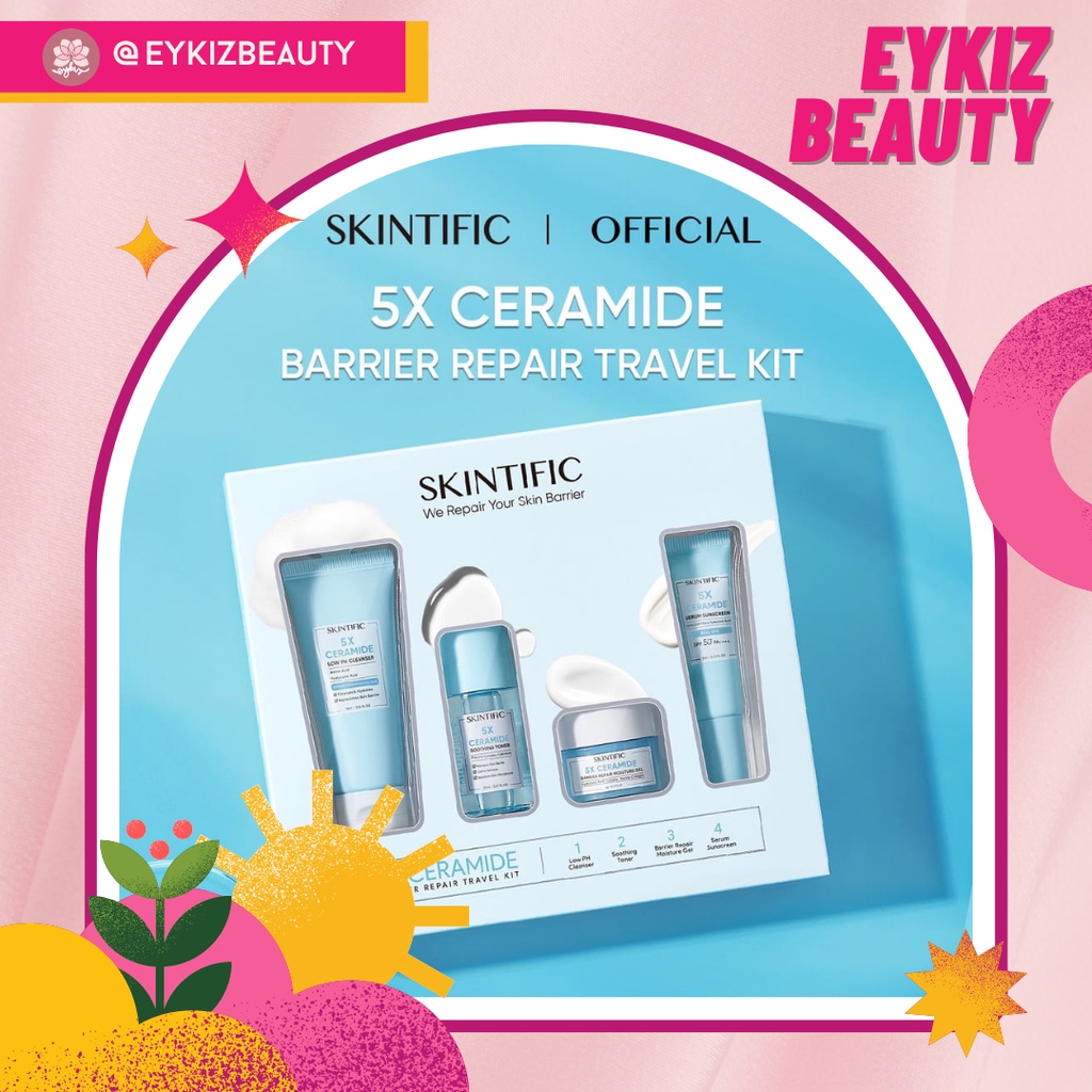 Jual Skintific 5X Ceramide Barrier Repair Travel Kit | Shopee Indonesia