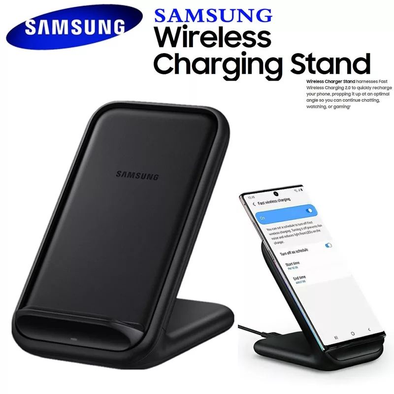 Jual Samsung Wireless Fast Charger Stand With Fan Cooling 15W (EP-N5200 ...
