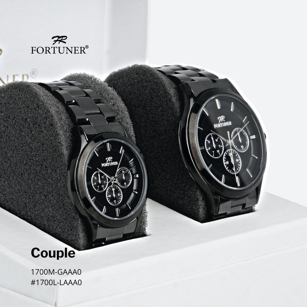 Jual Fortuner Jam Tangan Couple/Pasangan Analog Water Resist Talbert ...