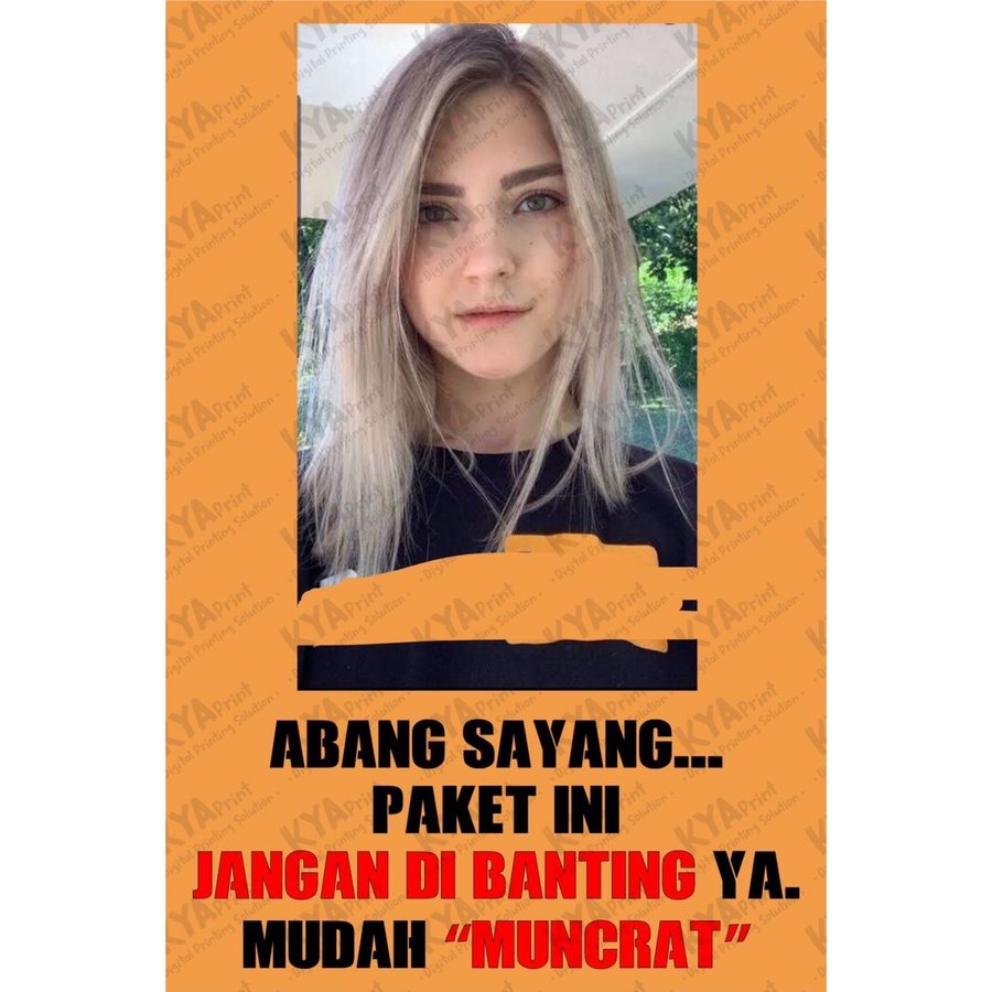 Jual Stiker Fragile Lucu Label Stiker Jangan Di Banting Pecah Belah ...