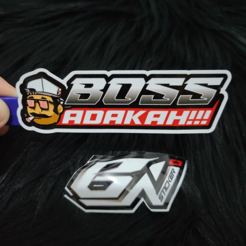 Jual sticker kata2 viral Bos Adakah | Shopee Indonesia