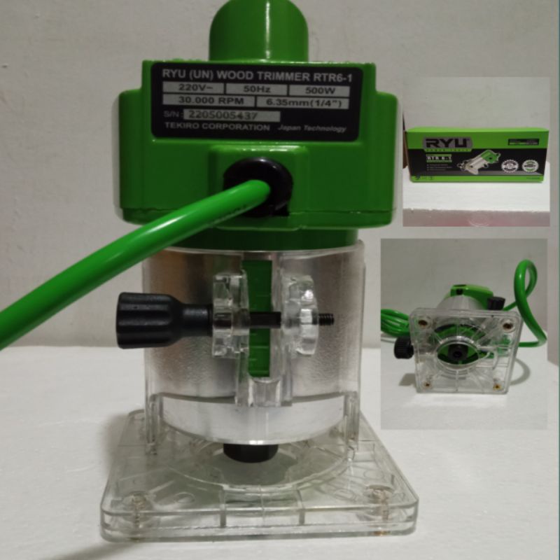 Jual Mesin Profil Trimmer Kayu 6 MM Wood Trimmer-- RYU RTR 6-1 | Shopee ...
