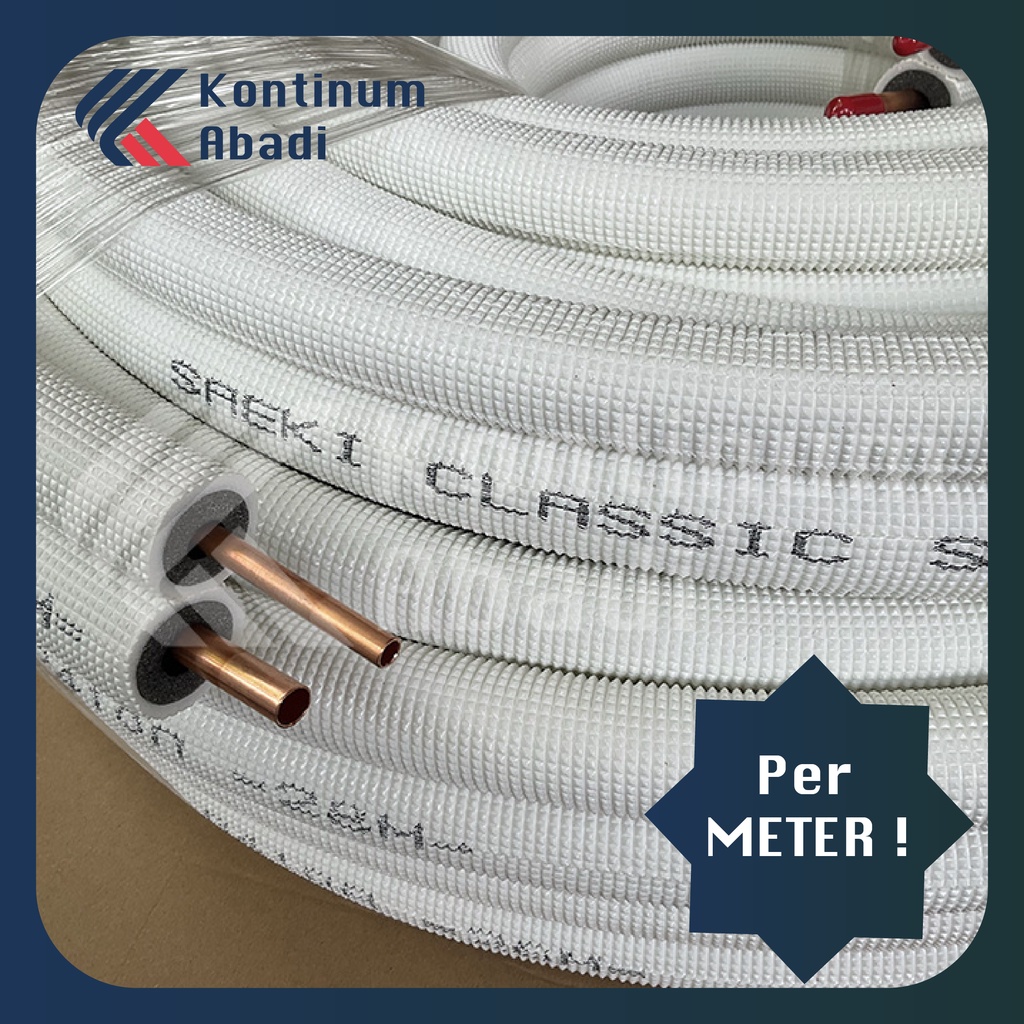 Jual PIPA AC SAEKI CLASSIC ( 0,6 mm ) 1/4 x 3/8 AC 1/2 - 1 PK | PER ...