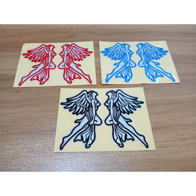 Jual Sticker animasi peri cutting sepasang stiker motor mobil helm ...