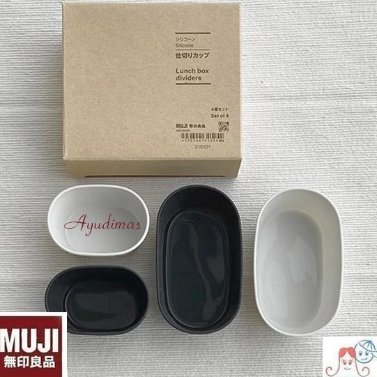 Jual Muji Silicone Lunch Box Dividers / Divider Cup - partisi bento ...