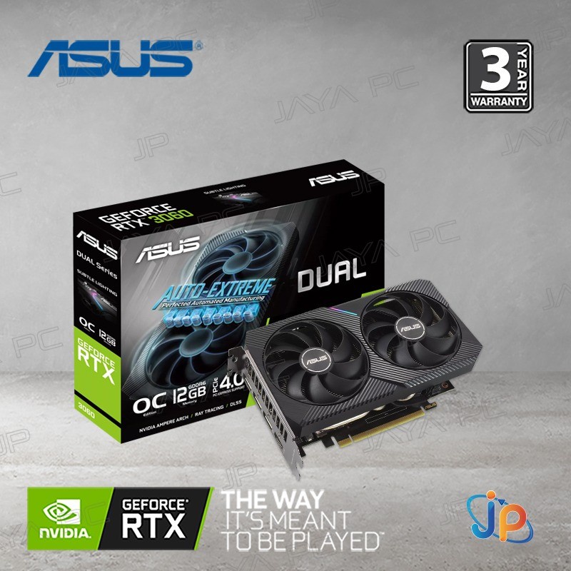 Jual VGA Asus Dual GeForce RTX 3060 Dual OC V2 12GB - 12 GB GDDR6 ...