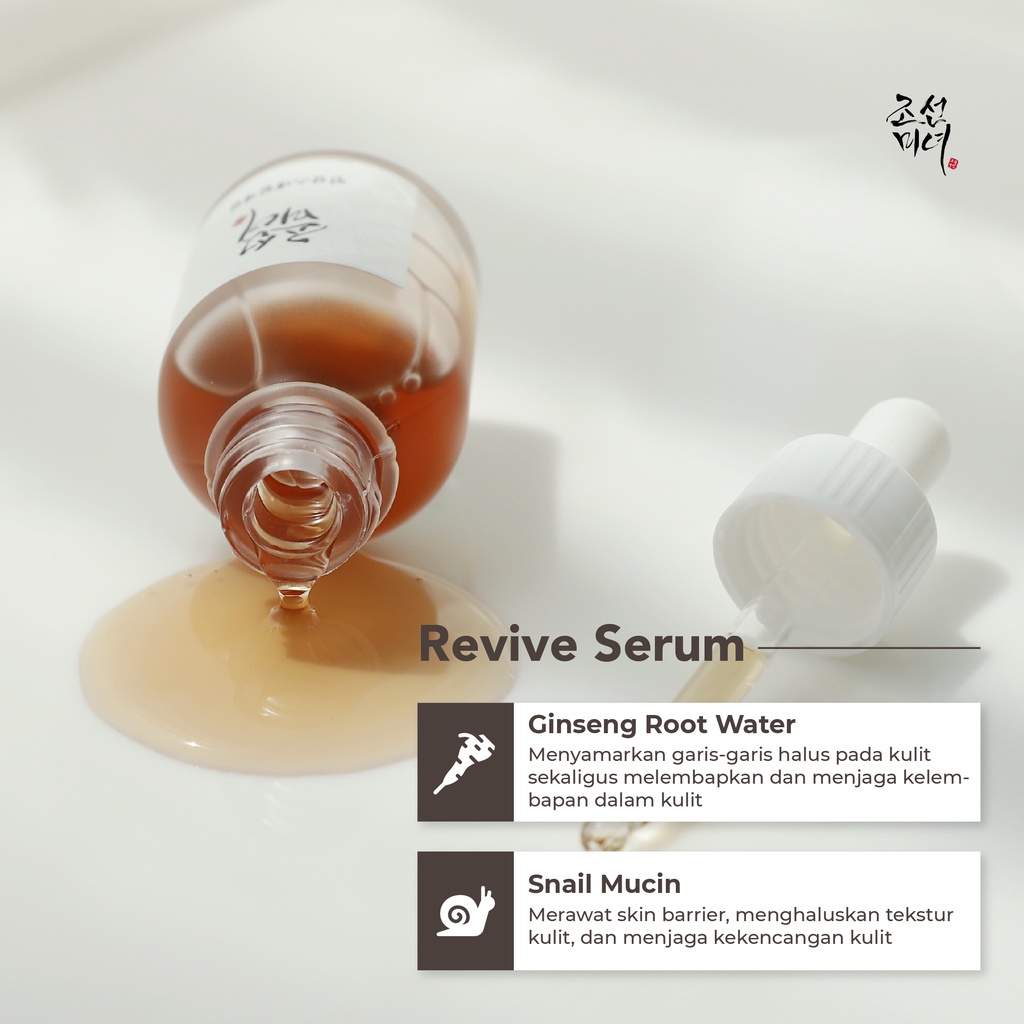 Jual Beauty of Joseon Revive Serum : Ginseng + Snail Mucin 30ml | Shopee Indonesia