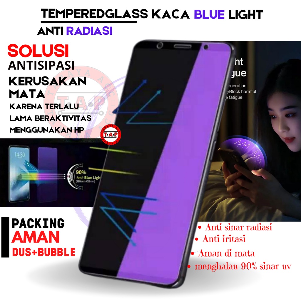 Jual Tg Tempered Glass Blue Ray Antigores Kaca Antiradiasi SAMSUNG A51 ...