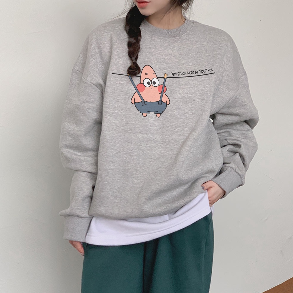 Jual SS - PATRICK STAR Sweater Oversize Wanita Dan Pria Korean Cute ...