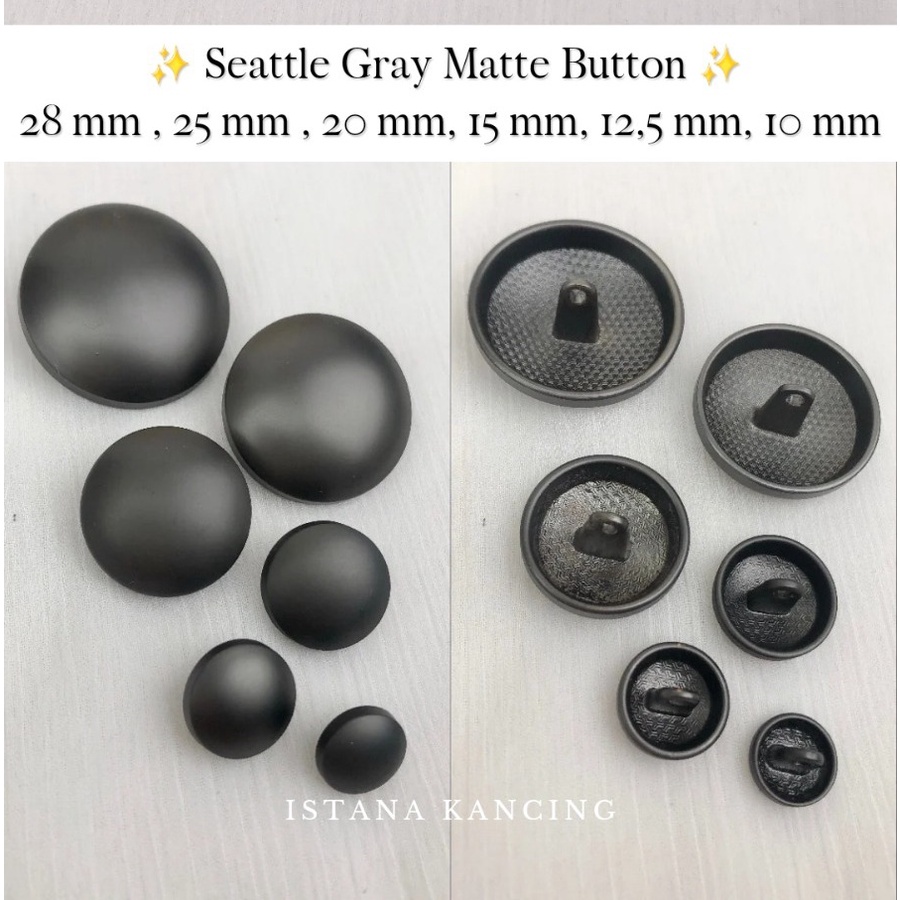 Jual Kancing Metal Premium Kancing Jamur Seattle 28mm 25mm 20mm 15mm 12 ...