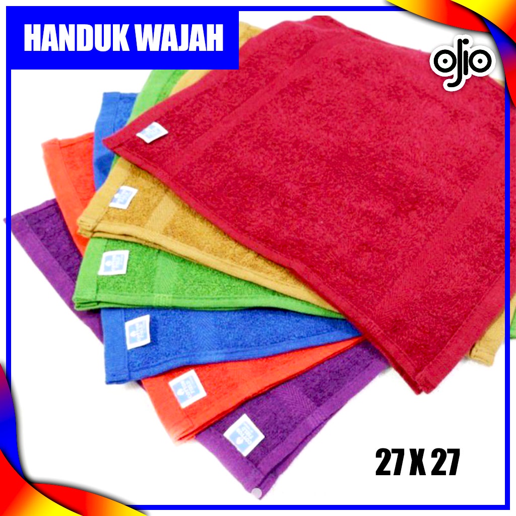 Jual Handuk Muka Ukuran Mini Warna Warni / Sapu Tangan Handuk / Lap ...