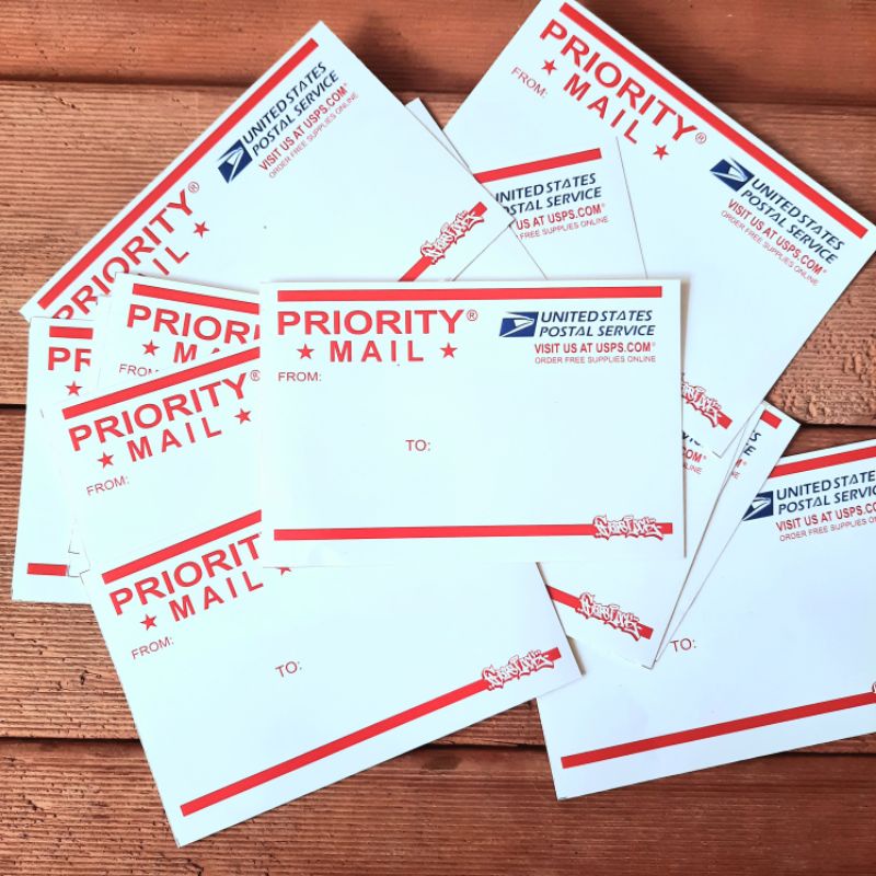 Jual stiker PRIORITY MAIL / USPS | Shopee Indonesia