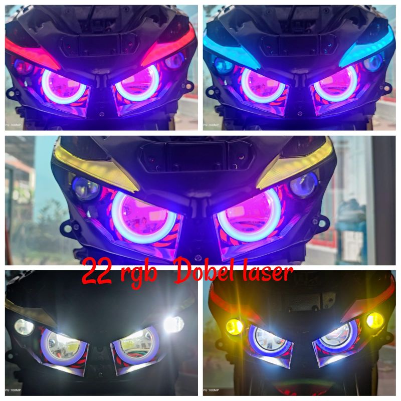 Jual Projie LED Vario 125 / 150 LED 2015-2017 Variasi lampu Vario old ...