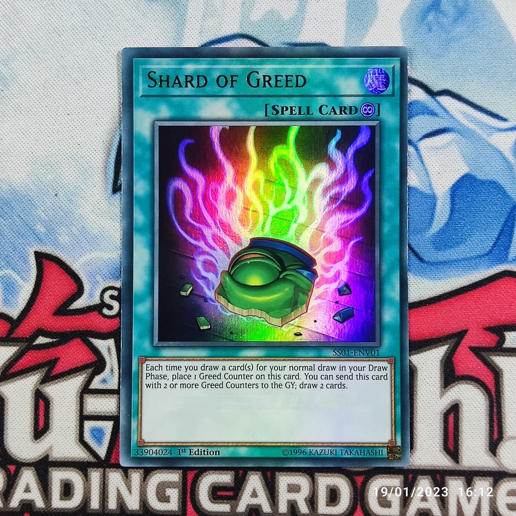Jual yugioh shard of greed SS01 ultra rare 1st original | Shopee Indonesia