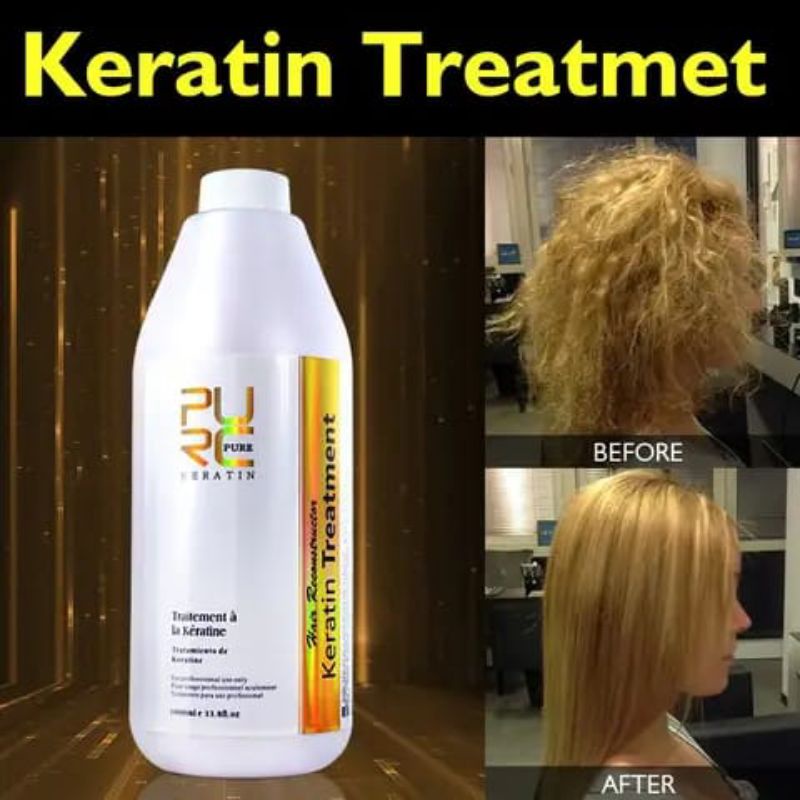 Jual PURC Keratin Treatment Smoothing Rambut Brazilian 100ml | Shopee ...
