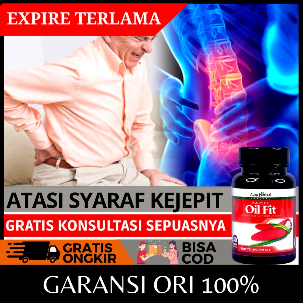 Jual Obat Saraf Kejepit Pinggang dan Kaki di Leher Bokong Syaraf ...