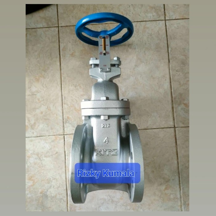 Jual ] Gate Valve KITZ 4" Inch Jis 10K Cast Iron Flange | Shopee Indonesia