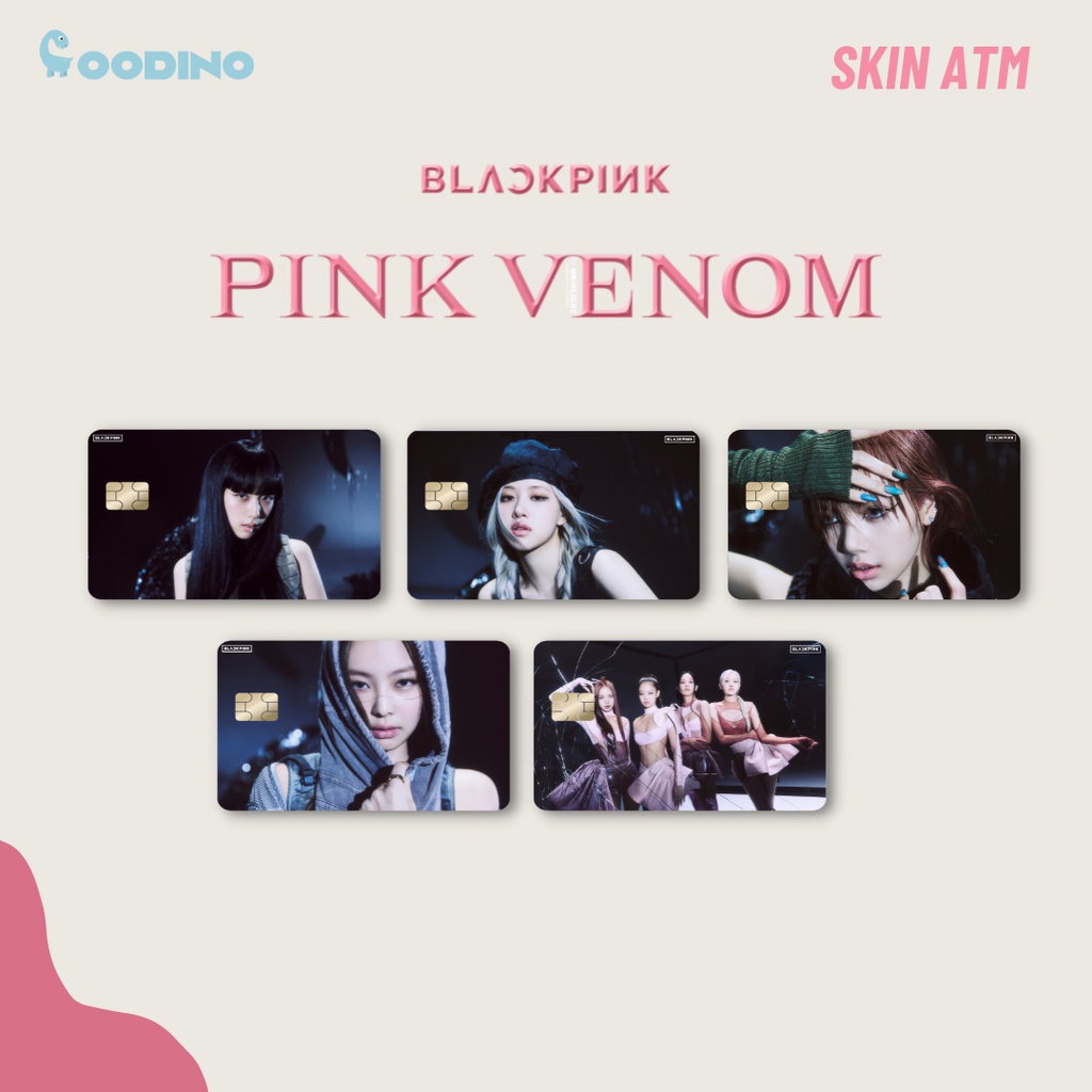 Jual SKIN / STIKER CARD ATM BLACKPINK PINK VENOM VER 2 | GARSKIN ATM ...